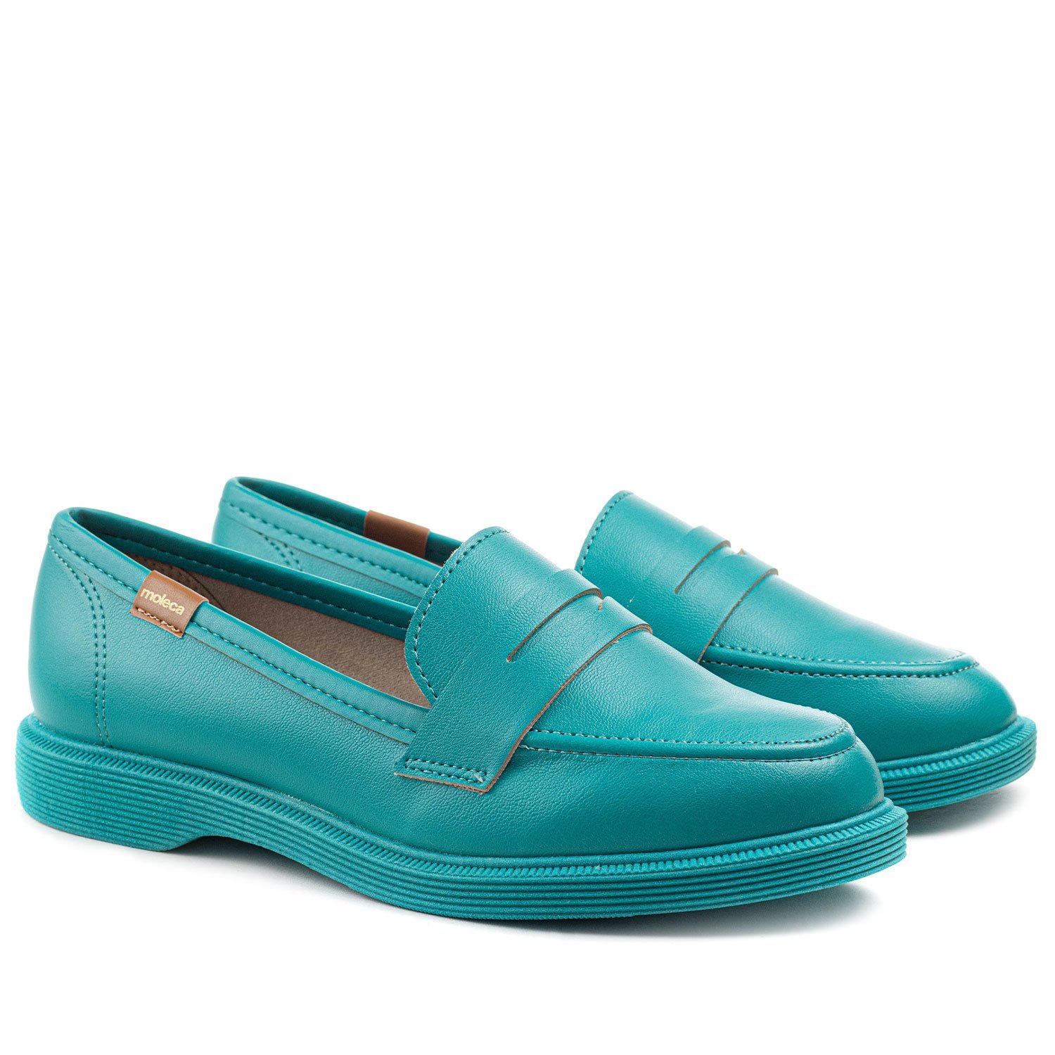 Sapato Mocassim Moleca Feminino Verde