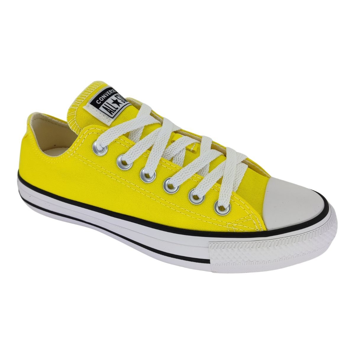 Tênis Converse All Star Chuck Taylor Seasonal Cano Baixo CT0420 Amarelo
