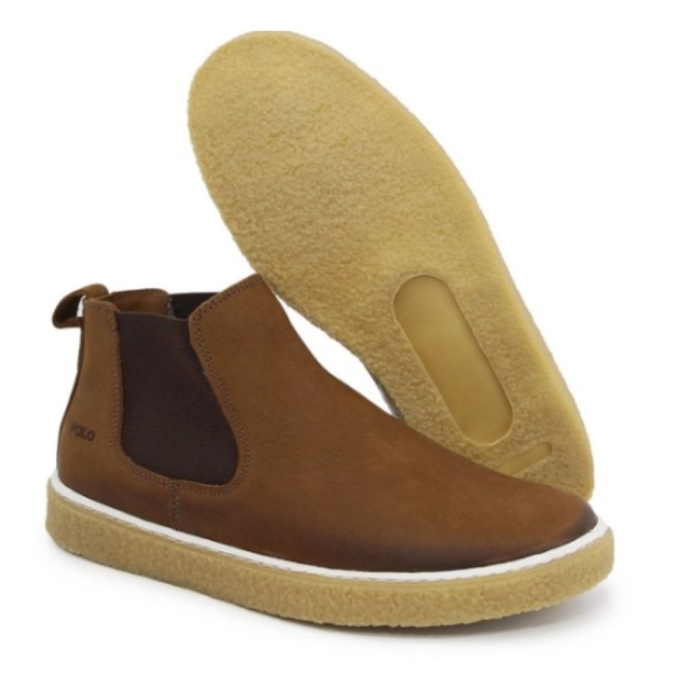 Botina Pires Shoes PIRES SHOES Masculino Marrom