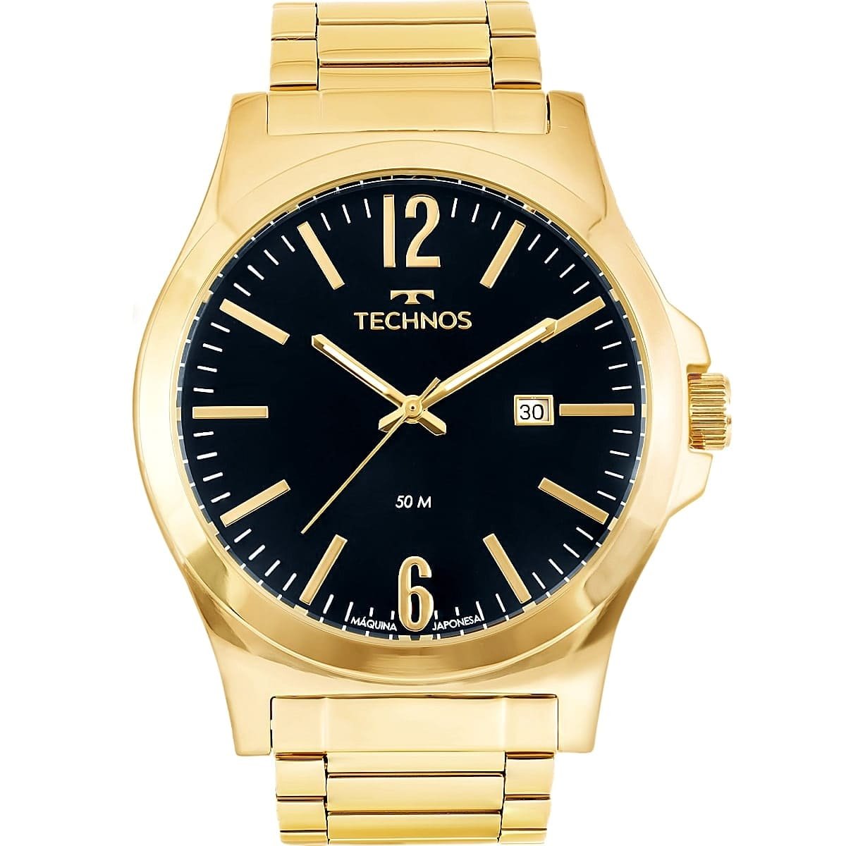 Relógio Masculino Technos - 2115LAN/4P Dourado