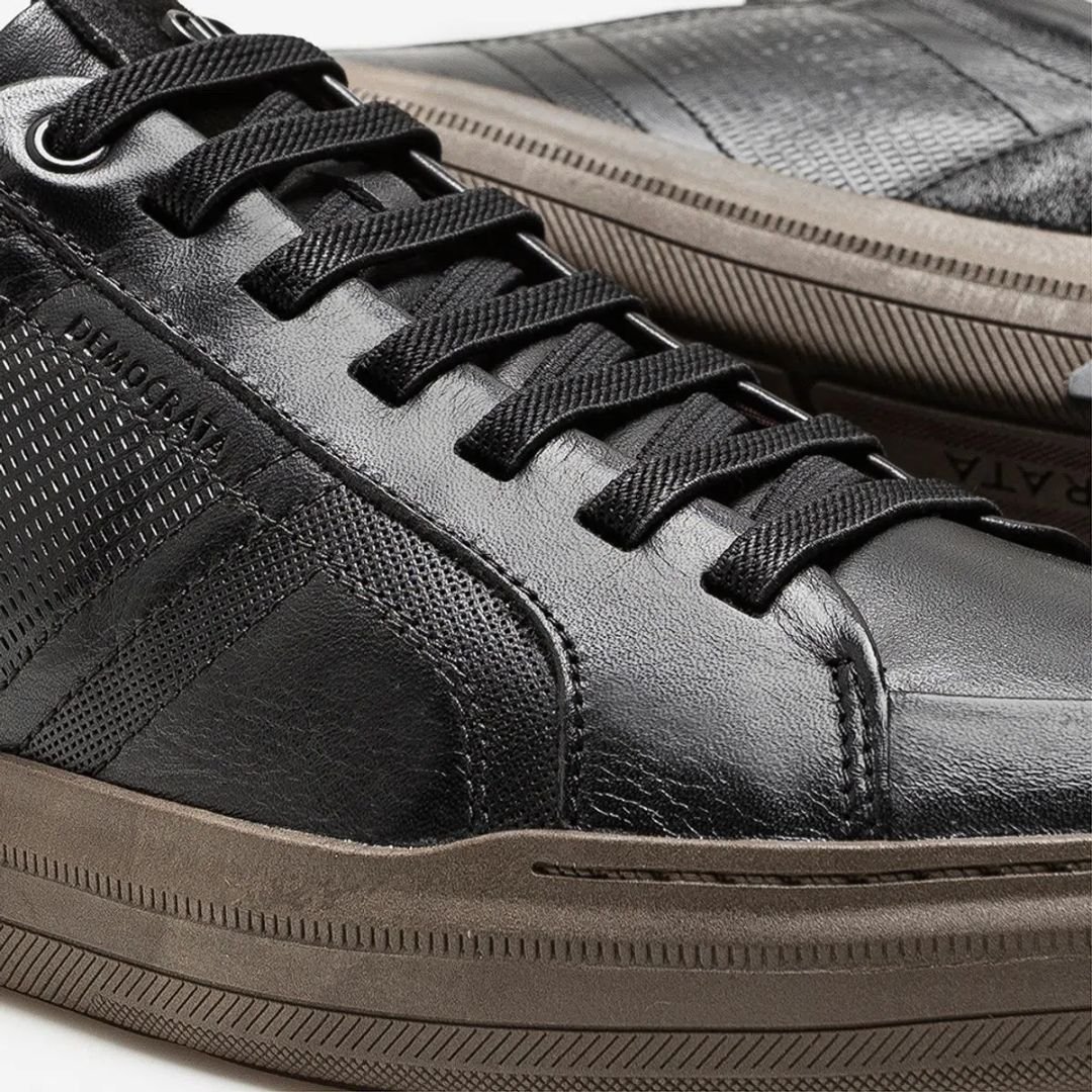 SAPATENIS DENIM DEMOCRATA MASCULINO 136201 PRETO Preto