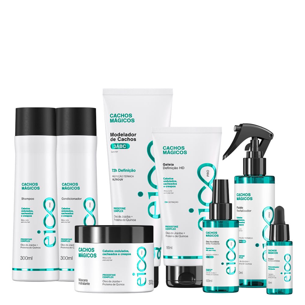 Kit Eico PRO Cachos Mágicos - Full Modelador de Cachos ÚNICO - Renner