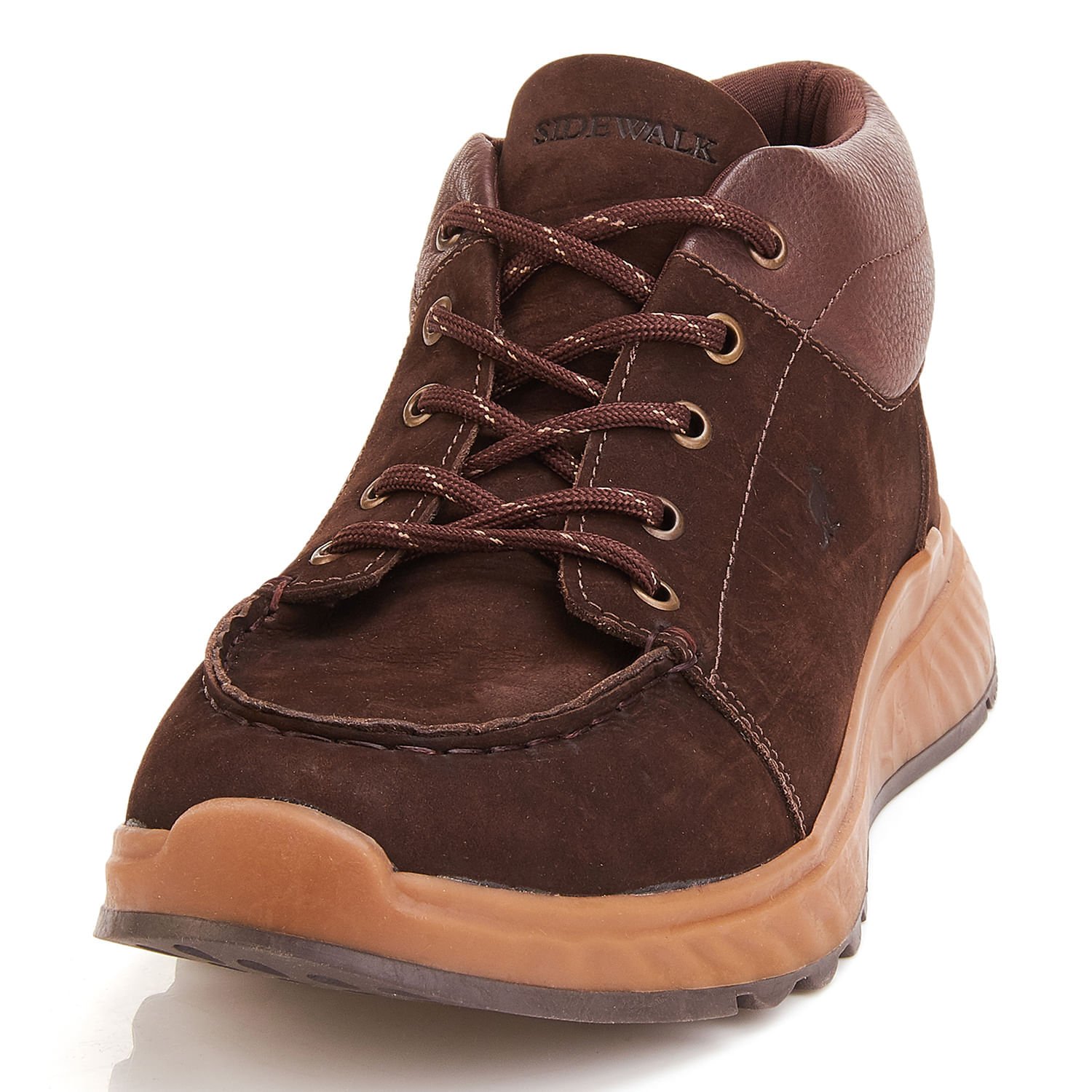 Bota Side Walk Nobuck Plume ECCO Masculino Marrom