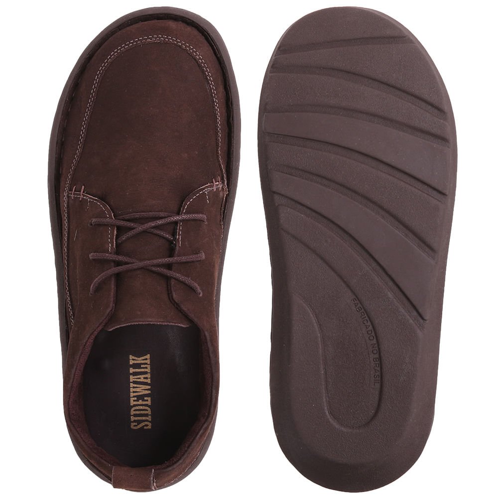Sapato Nobuck Flexwalk - Cafe Marrom