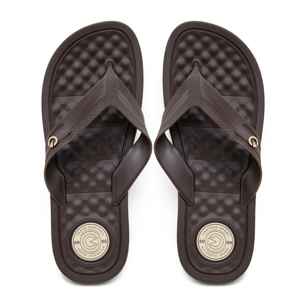 Chinelo Masculino Cartago Arizona 12212 Marrom Marrom