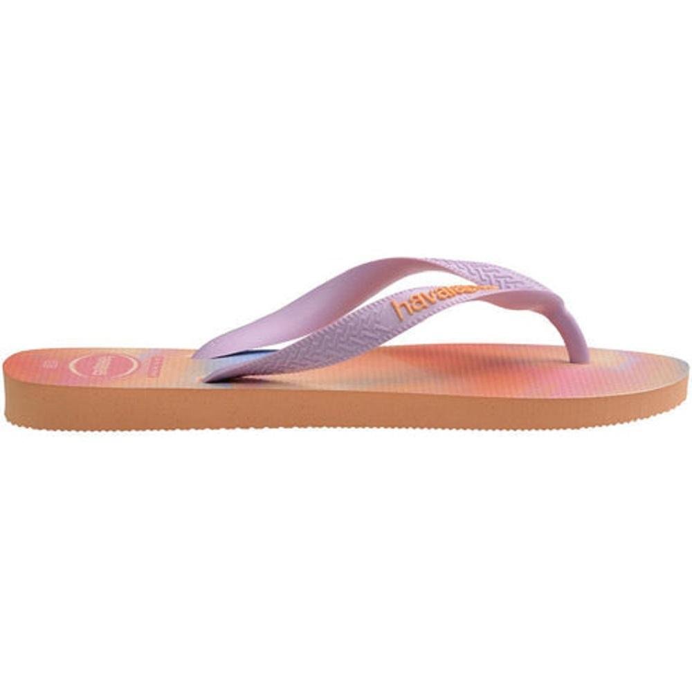 Chinelo Havaianas Feminino Top Fashion Pessego Roxo