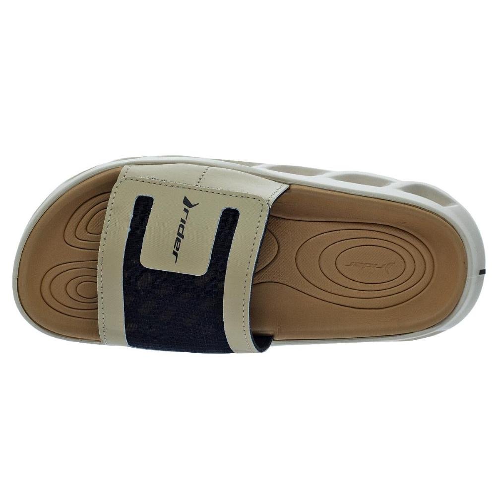 Chinelo Masculino Slide Power Rider 12444 Bege Bege