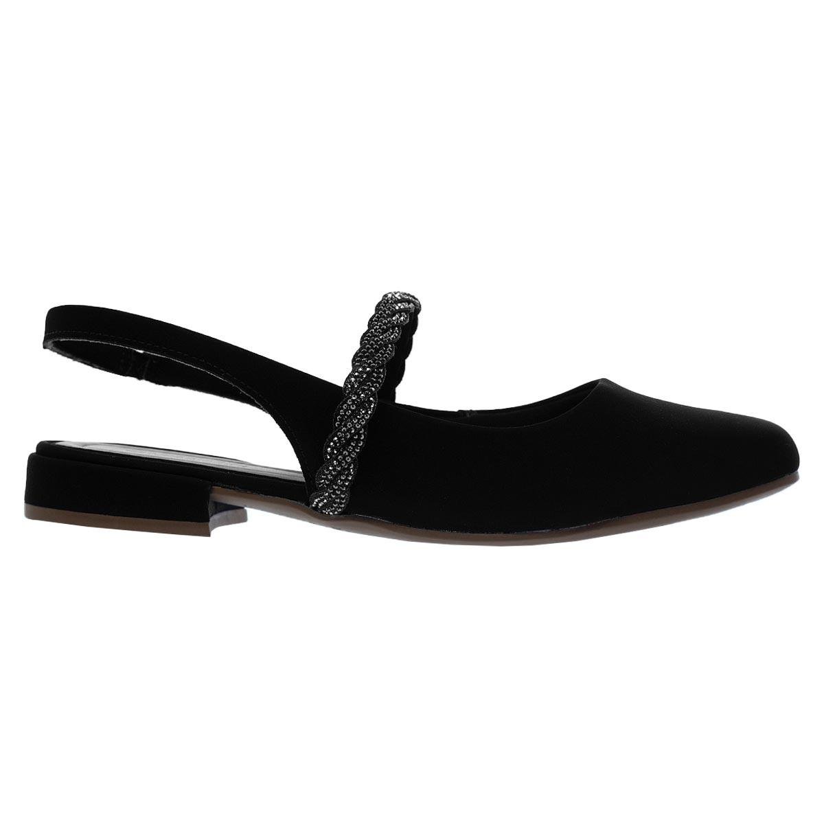 Sapato Slickback Feminino Mississipi MA331 Preto Preto