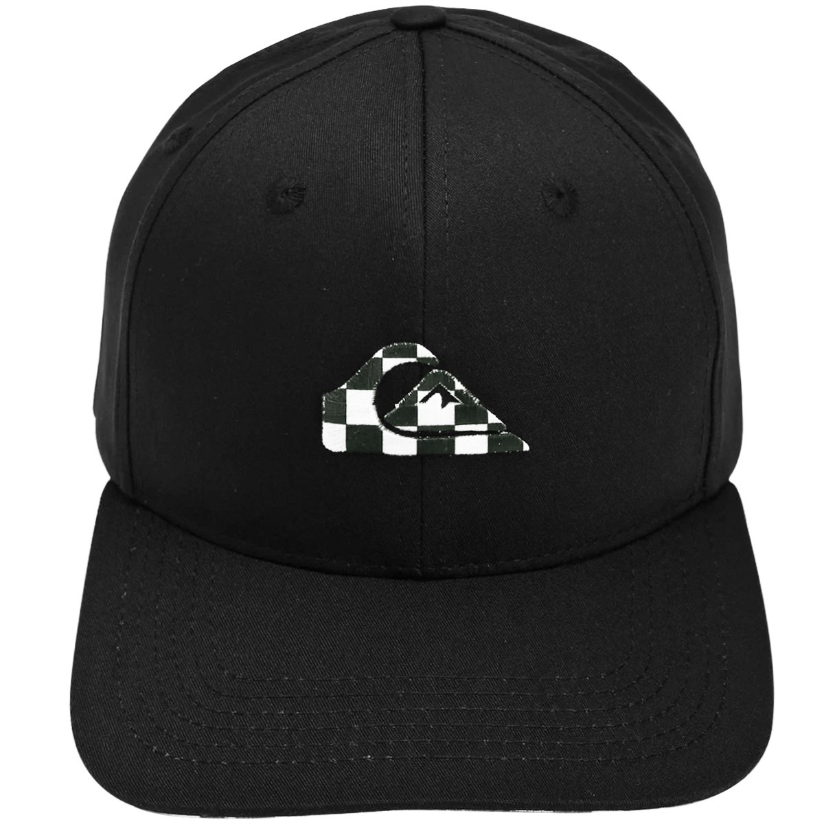 Boné Quiksilver Snap Checker Preto Preto