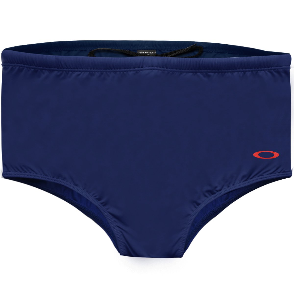 Sunga Oakley Basic Swim Trunk Azul Marinho com Red Logo Azul