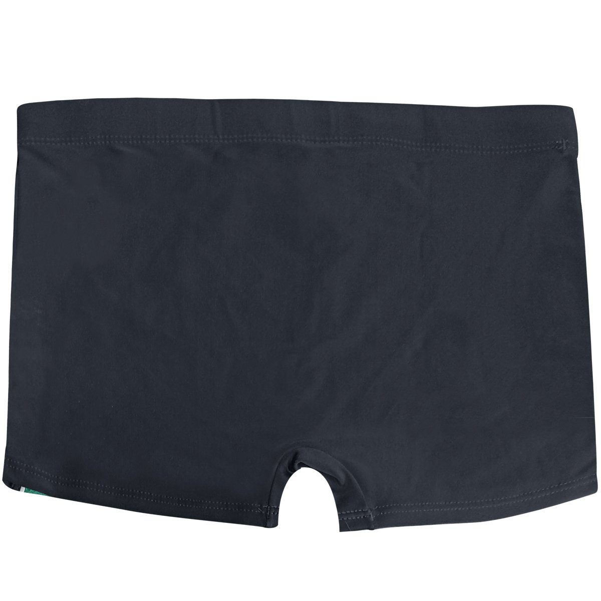 Sunga Boxer Mash Cinza com Lista Verde Cinza