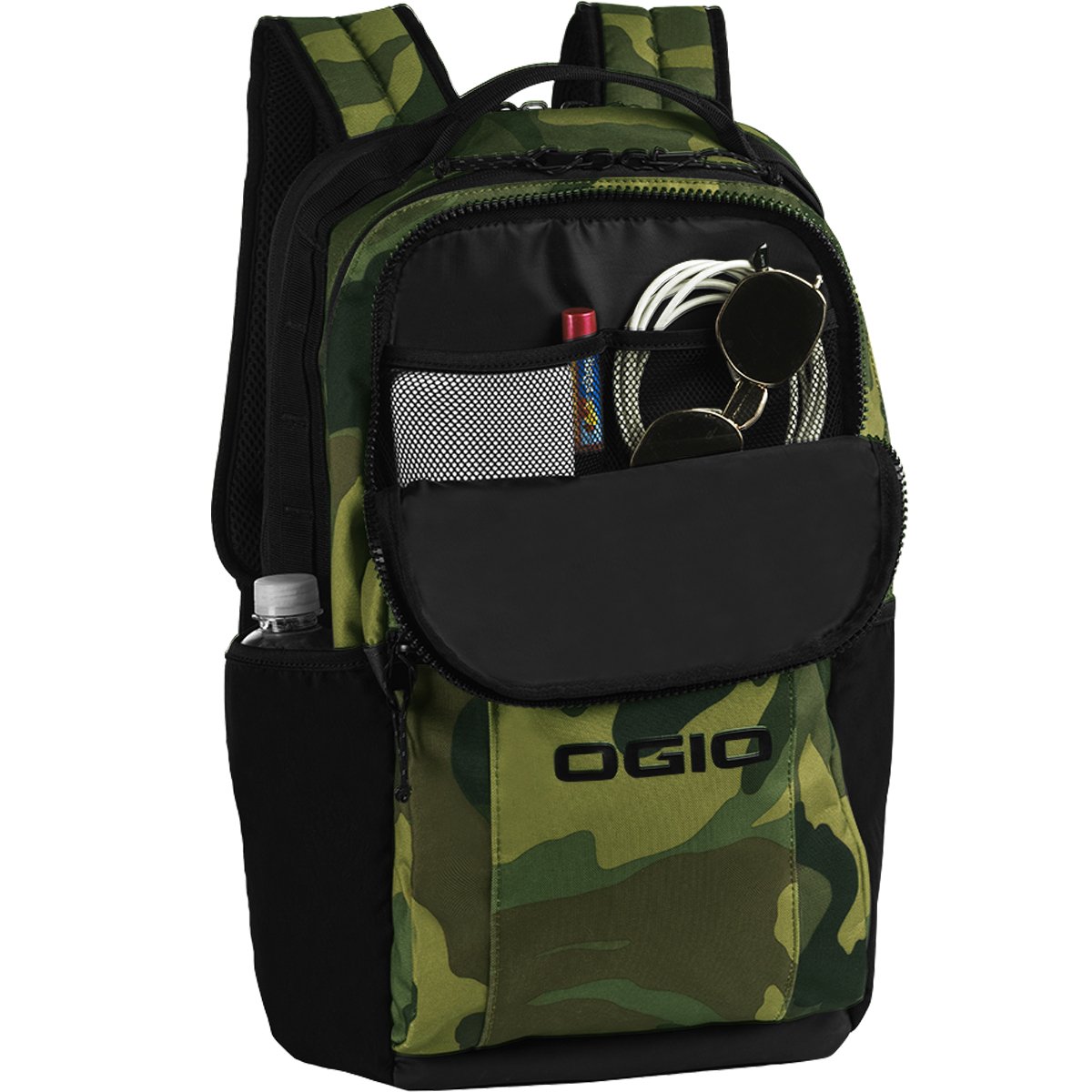 Mochila Ogio Convert Backpack 20L Camo Woody Importada Verde