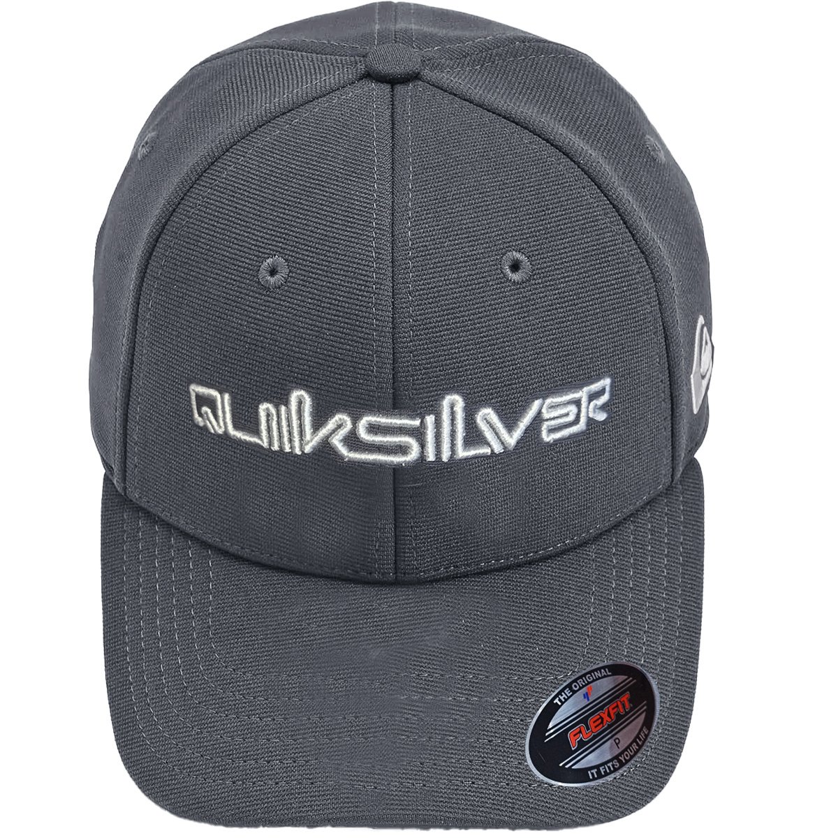 Boné Quiksilver Emb Type Heritage Regal Dark Grey Cinza