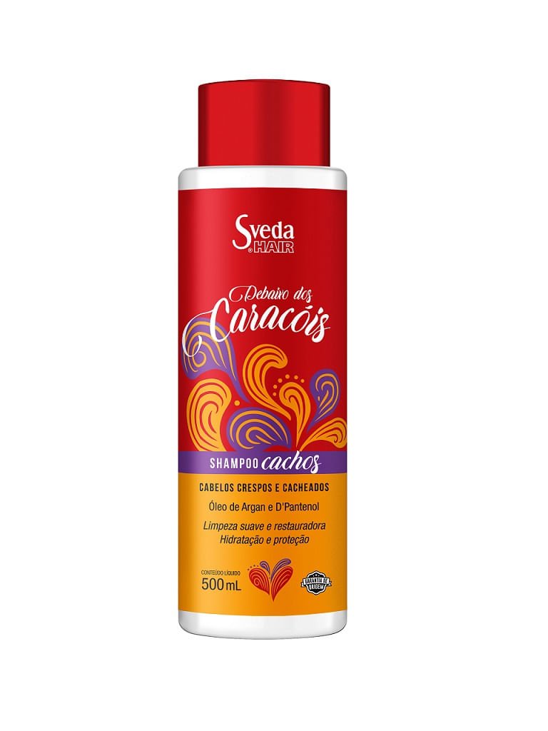 Shampoo Sveda Hair Debaixo dos Caracóis 500ml 500ml