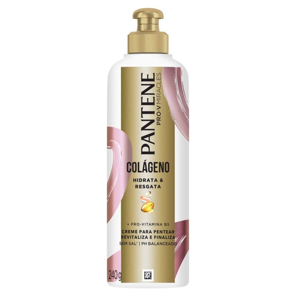 Creme para Pentear Pantene Colágeno Hidrata e Resgata 240g 240g