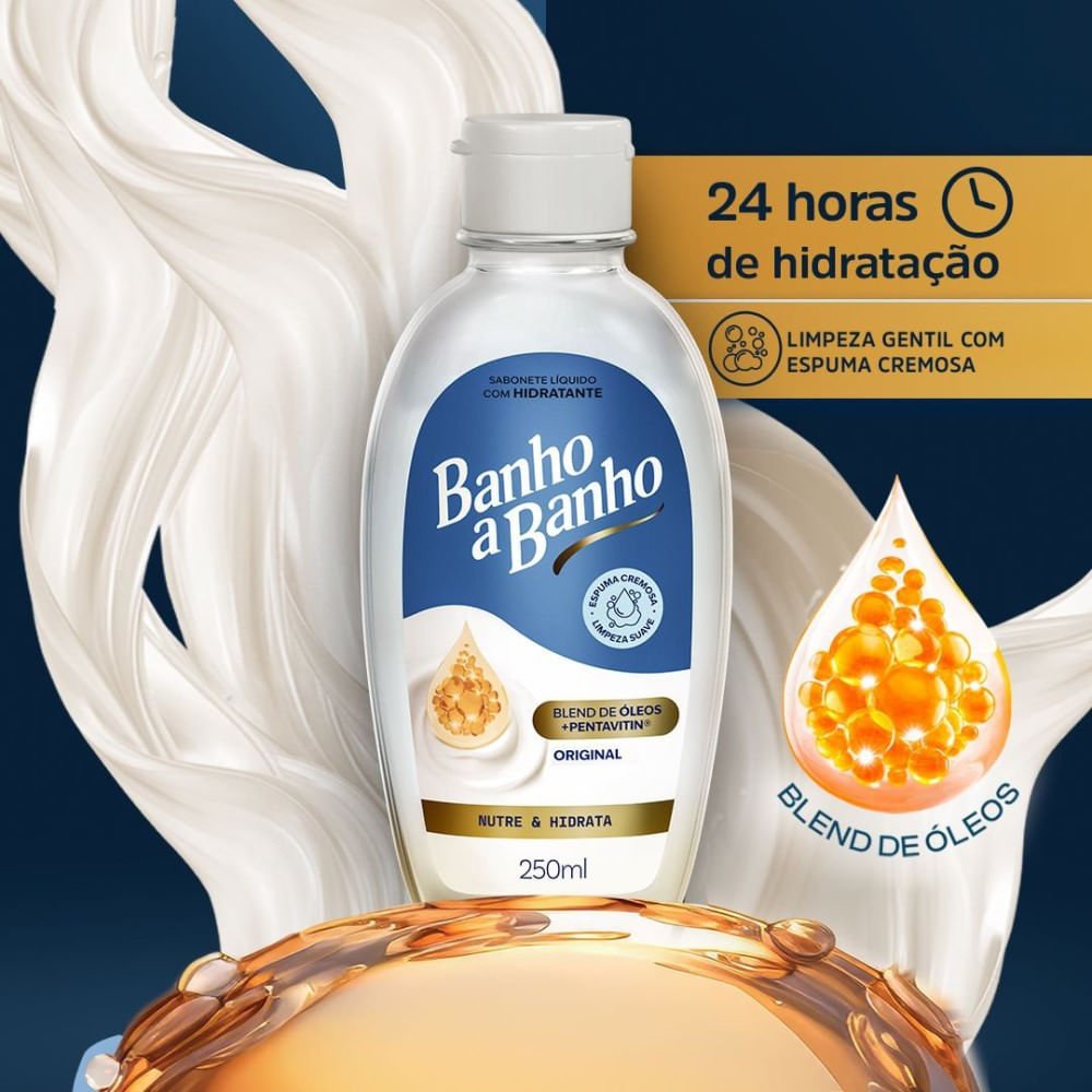 Sabonete Líquido Banho a Banho Blend de Óleos Pentavitin Hidratante ...