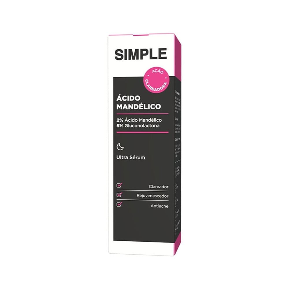 Ultra Sérum Simple Ácido Mandélico 30ml 30ml