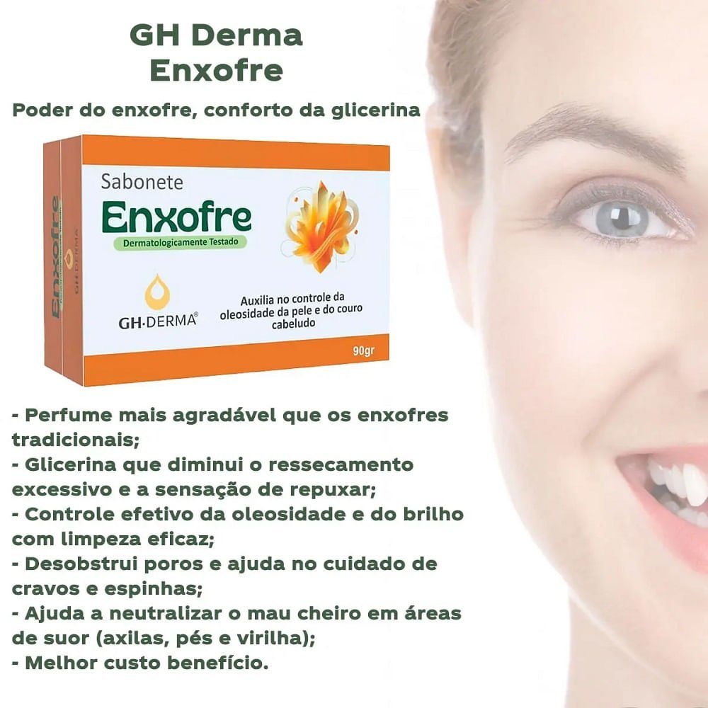 Sabonete GH Derma Enxofre Antiacne 90g 90g