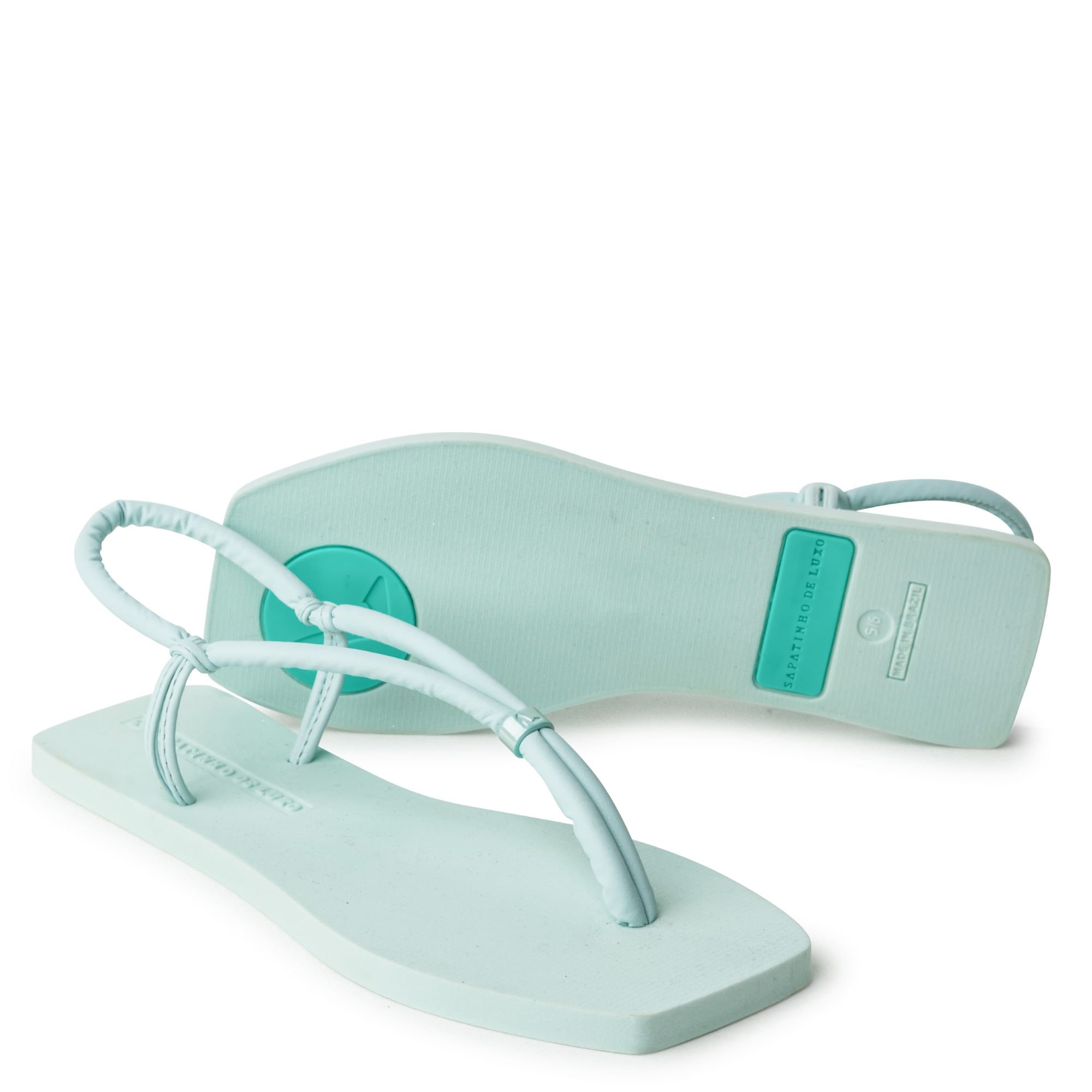 Rasteira Pop Napa Soft Strech Fresh Mint 10020.05_2 Verde