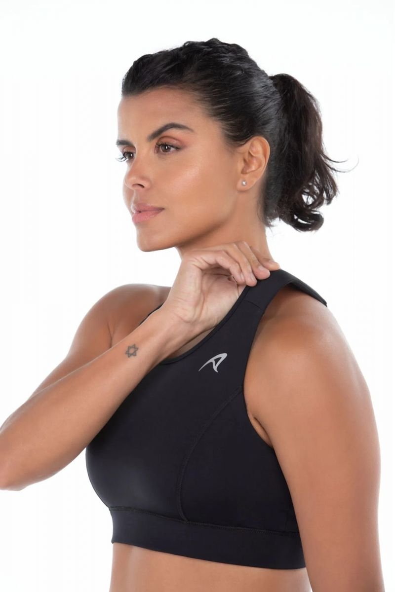 Top Authen Grit Nadador Tout Classico - feminino - preto Preto