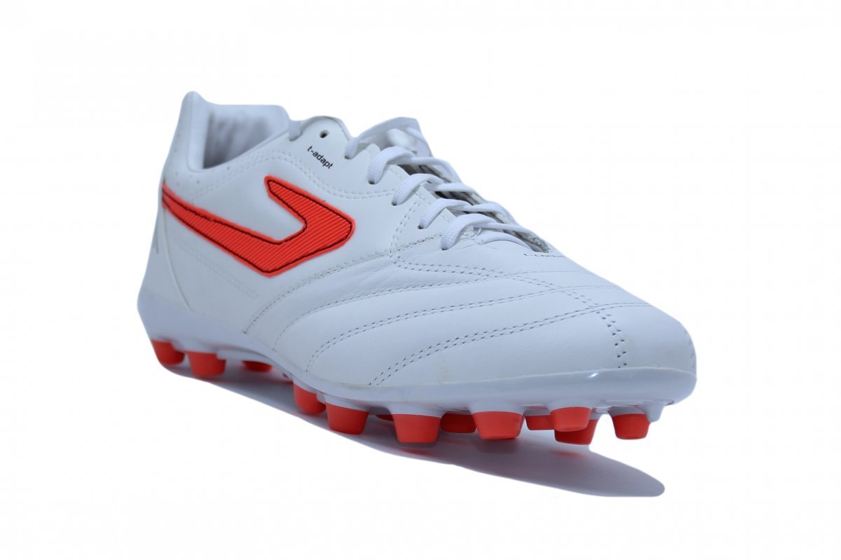 Chuteira campo Topper Maestro Pro Iv - unissex - branco+preto+laranja ...