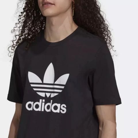 CAMISETA ADIDAS H06642 CLASSICS TREFOIL PRETO Preto
