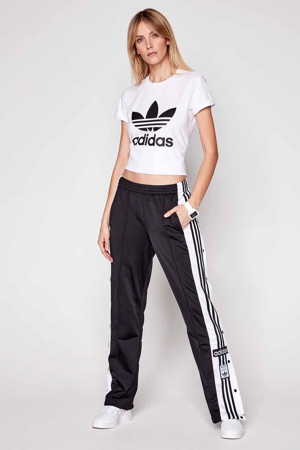 Camiseta Adidas GN2899 Classics Trefoil Branco Branco