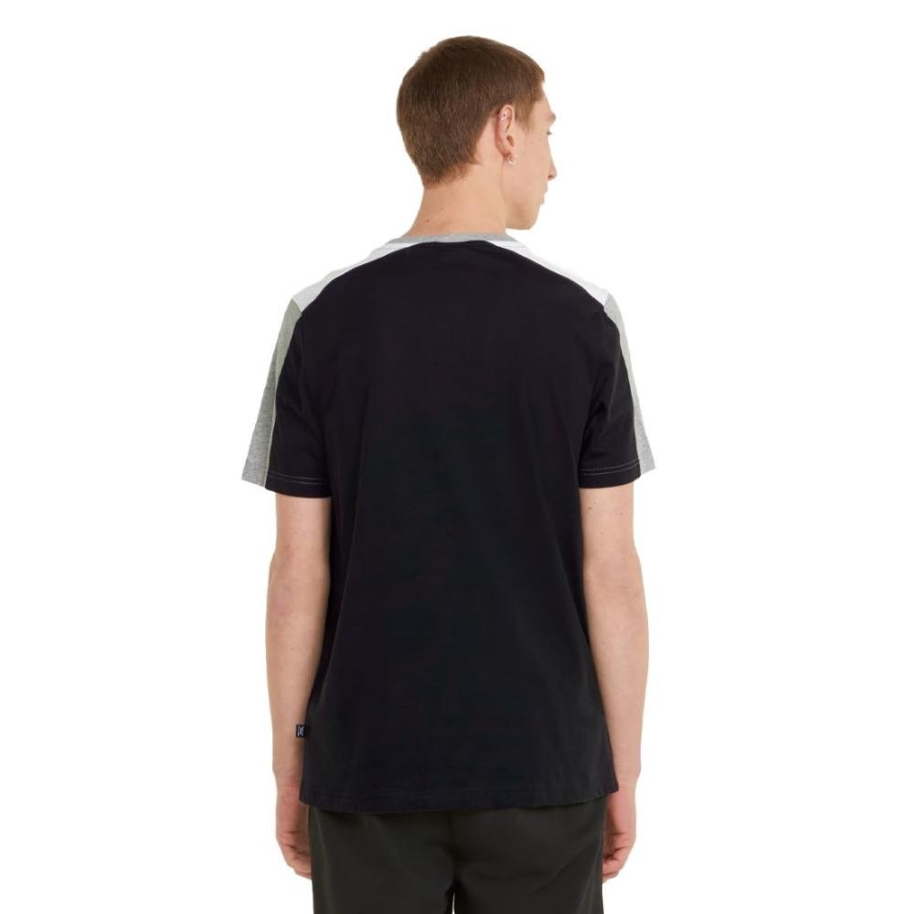Camiseta Puma Masculina Block Tee 877426 Multicores