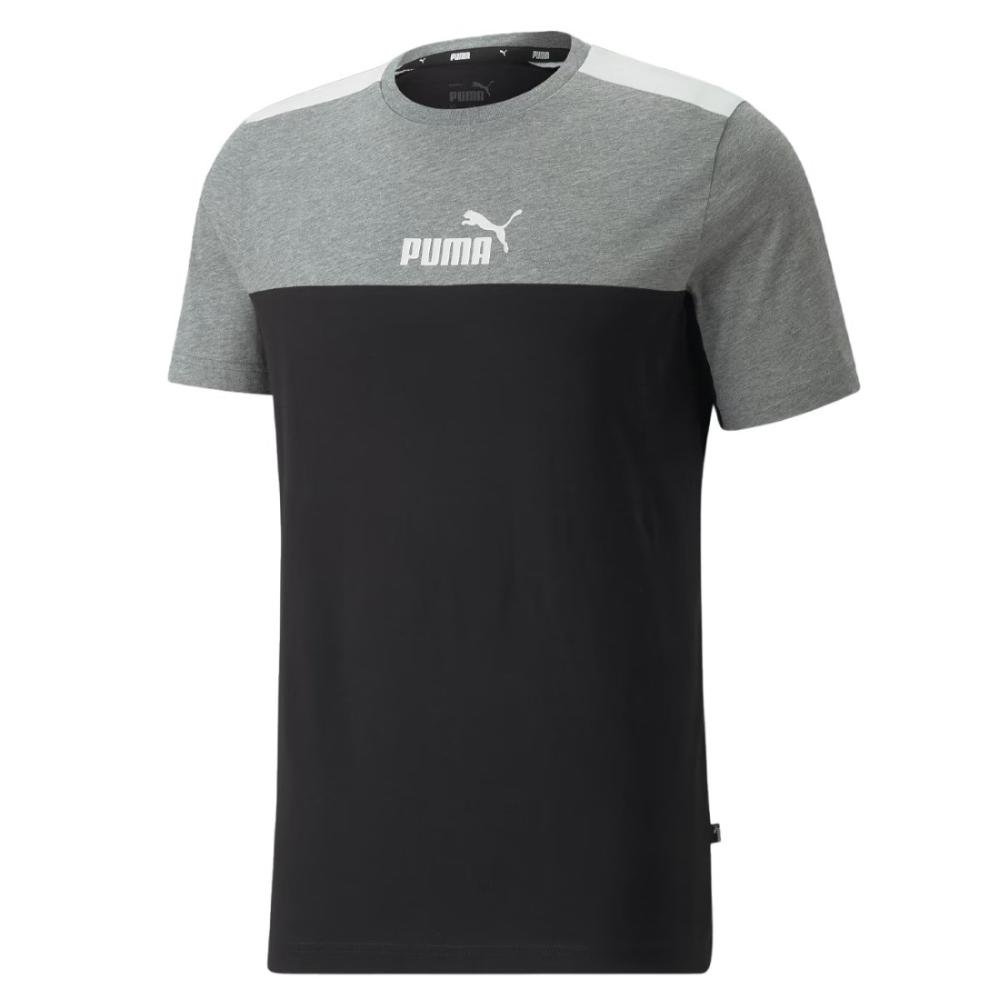 Camiseta Puma Masculina Block Tee 877426 Multicores