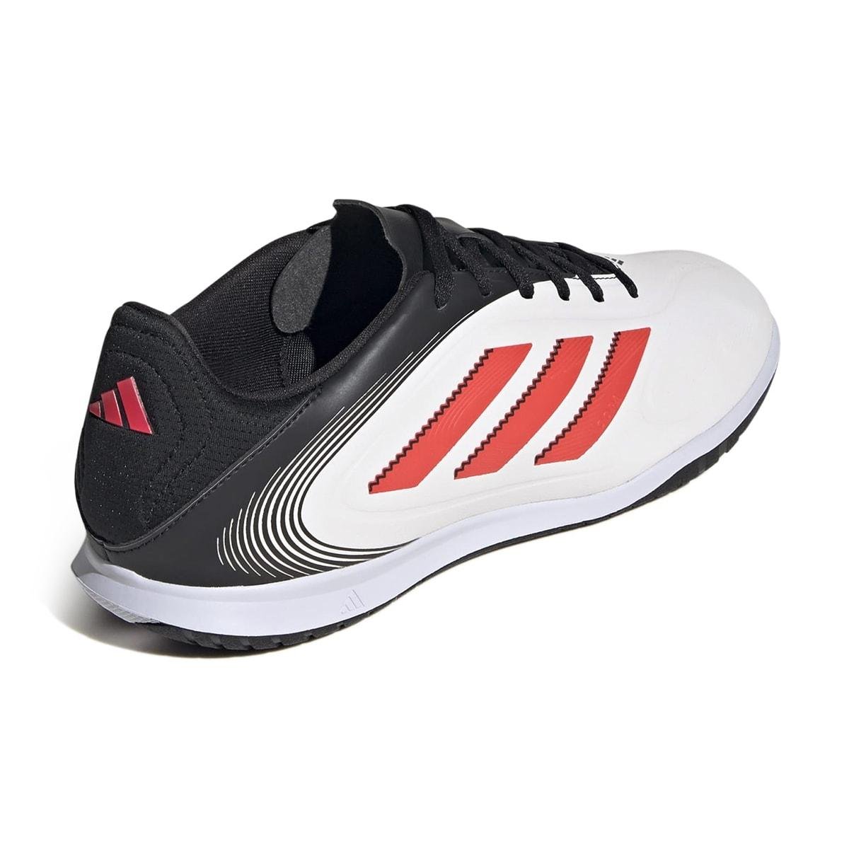Chuteira Futsal Adidas Unissex Copa Pure III Club Branco/Vermelho