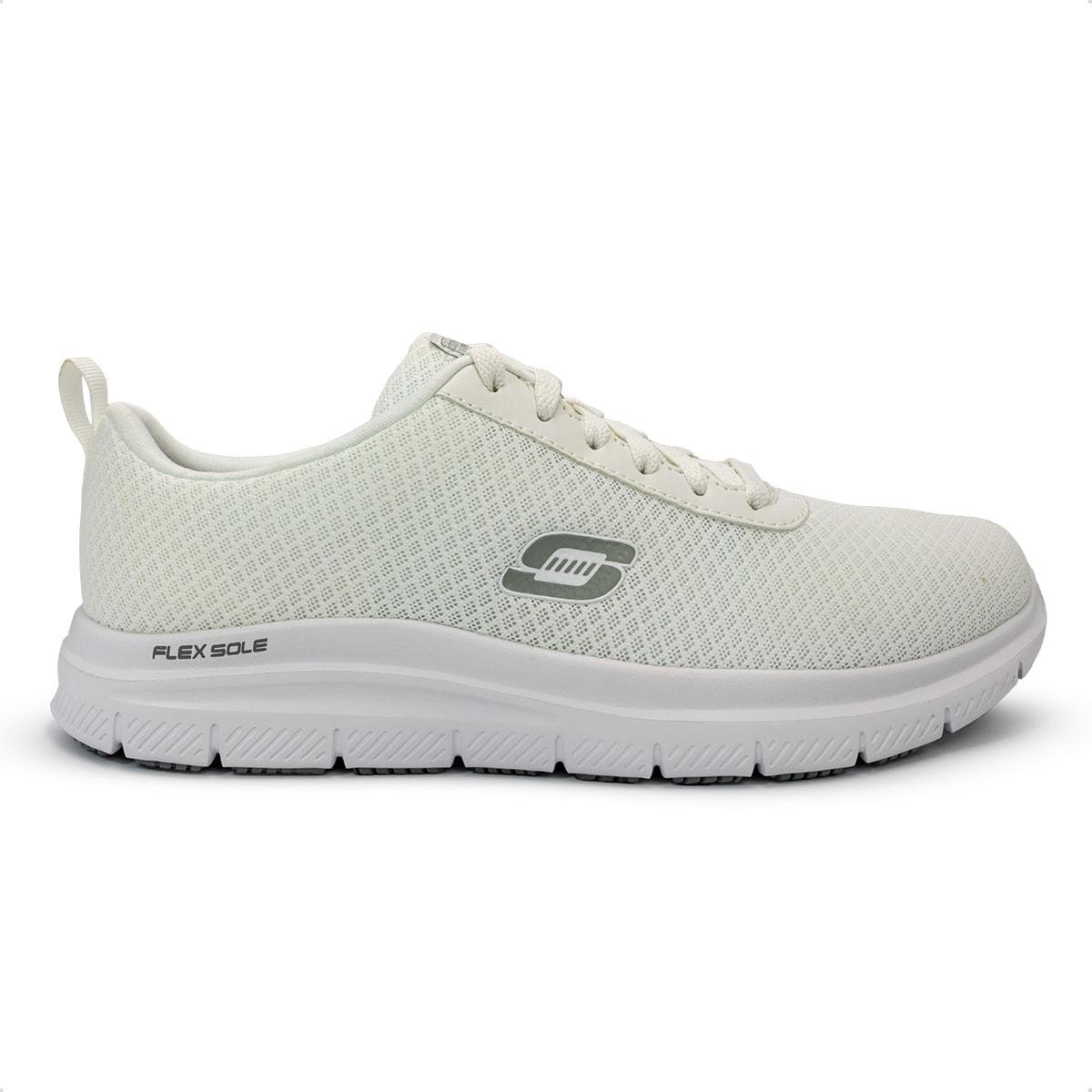 Tênis Skechers Masculino Flex Advantage Sr Bendon 77125EC Branco