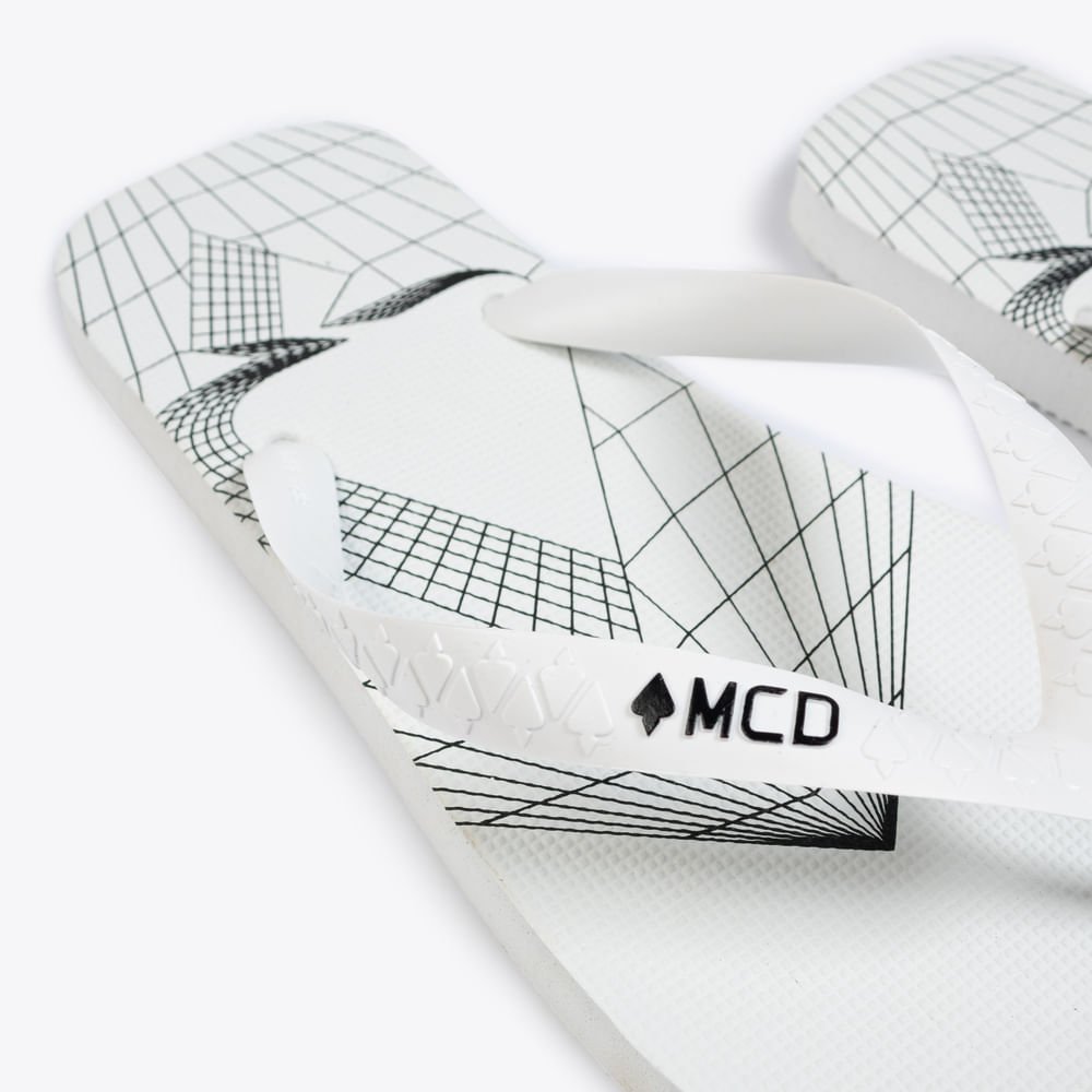 Chinelo De Dedo MCD Cromo Branco