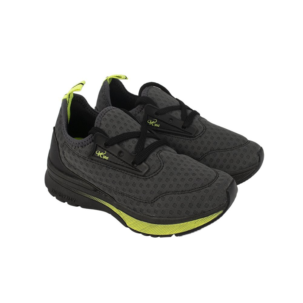 Tênis Kidy Energy Respitec K360 Juvenil Masculino Cinza