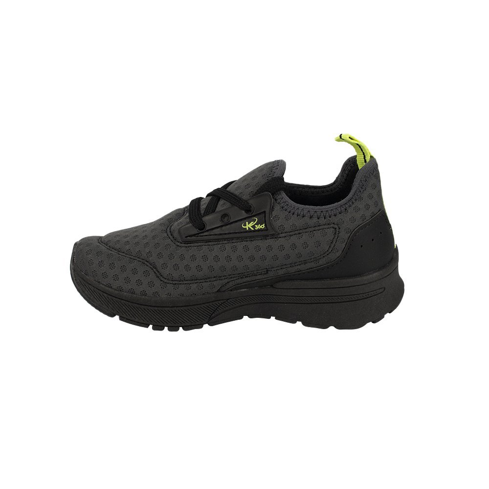 Tênis Kidy Energy Respitec K360 Juvenil Masculino Cinza