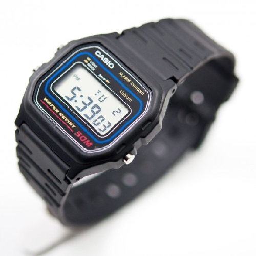 Relógio Masculino Casio Standard Digital W-59-1VQ Preto