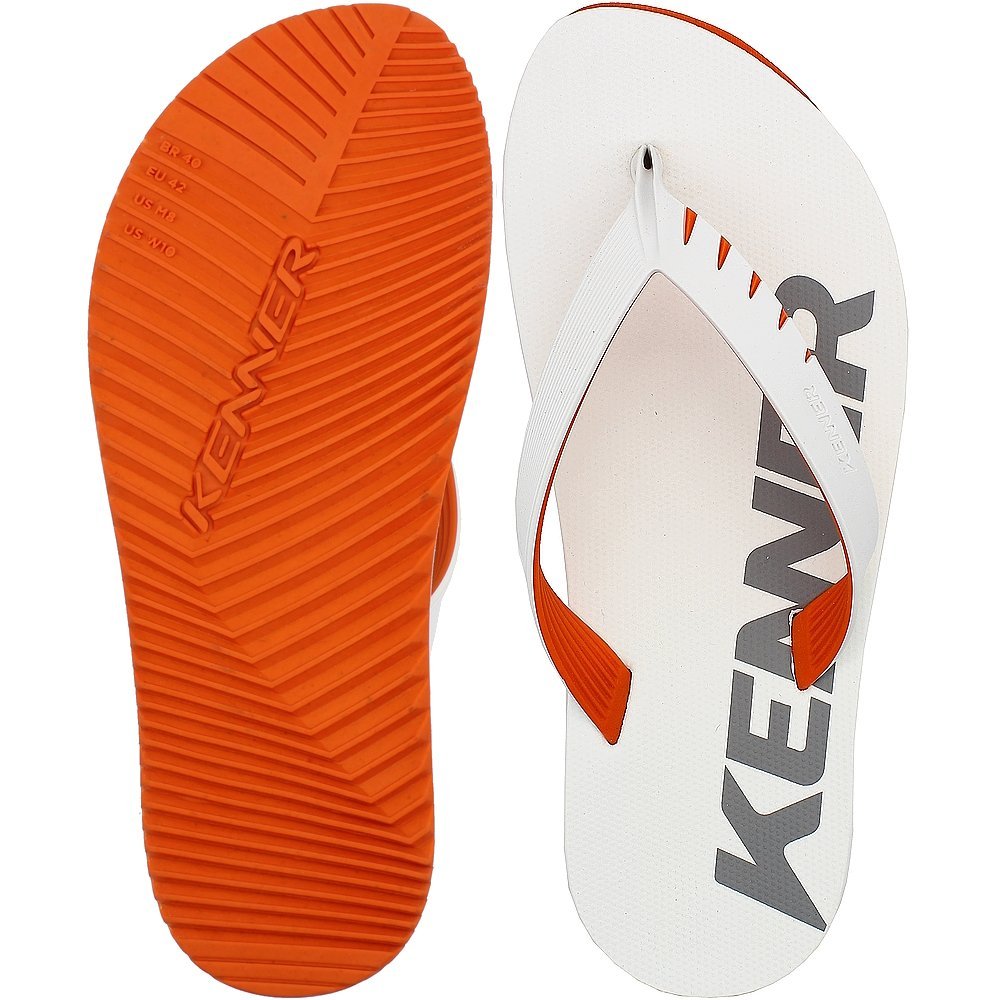 Sandália Kenner Red Logo Masculino Branco