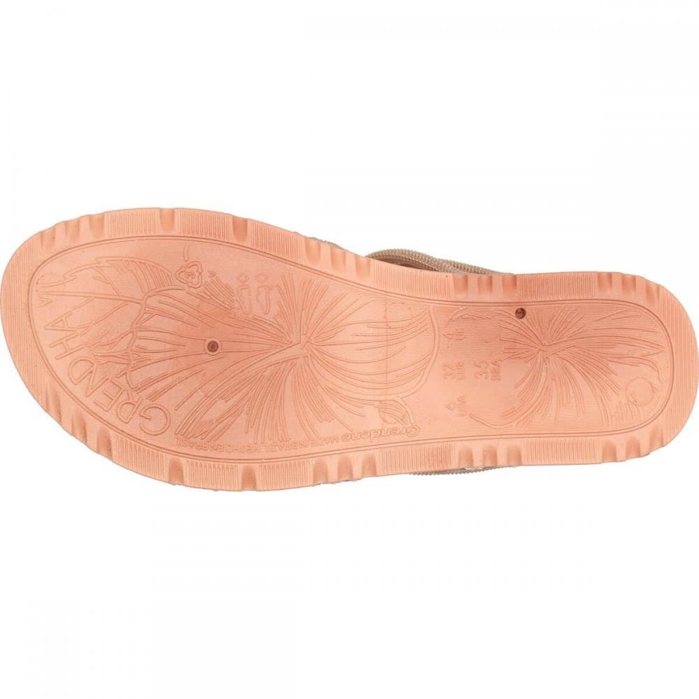 Chinelo Slide Grendha Acolher Multi Tiras Entrelaçadas Feminina Rosa