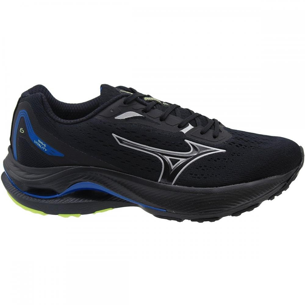Tênis de Corrida Mizuno Wave Vitality 6 Masculino Preto