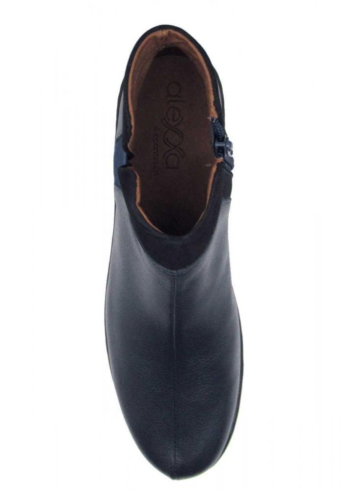 Bota Feminina Alexxa Opananken 63710 em Couro Azul