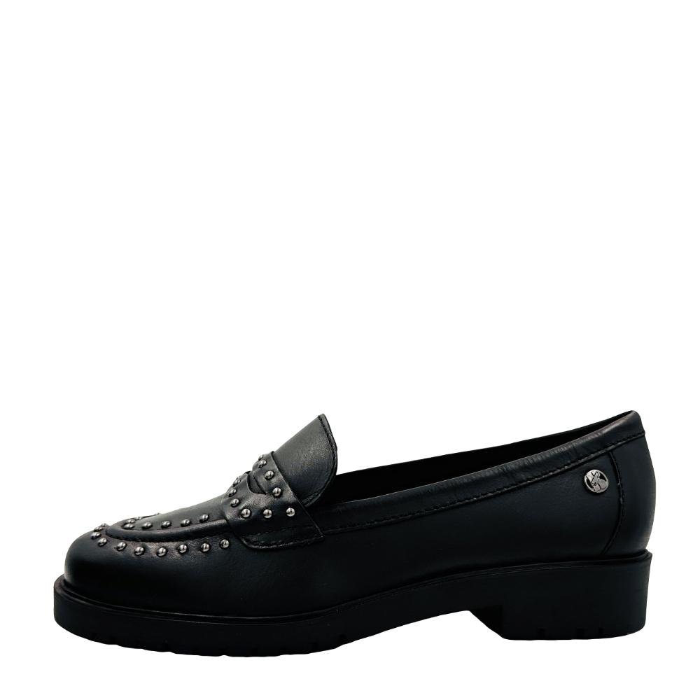 Sapato Bottero Loafer com Spike Feminino