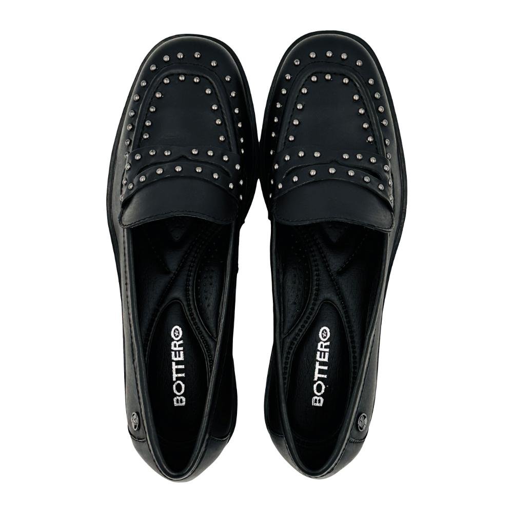 Sapato Bottero Loafer com Spike Feminino