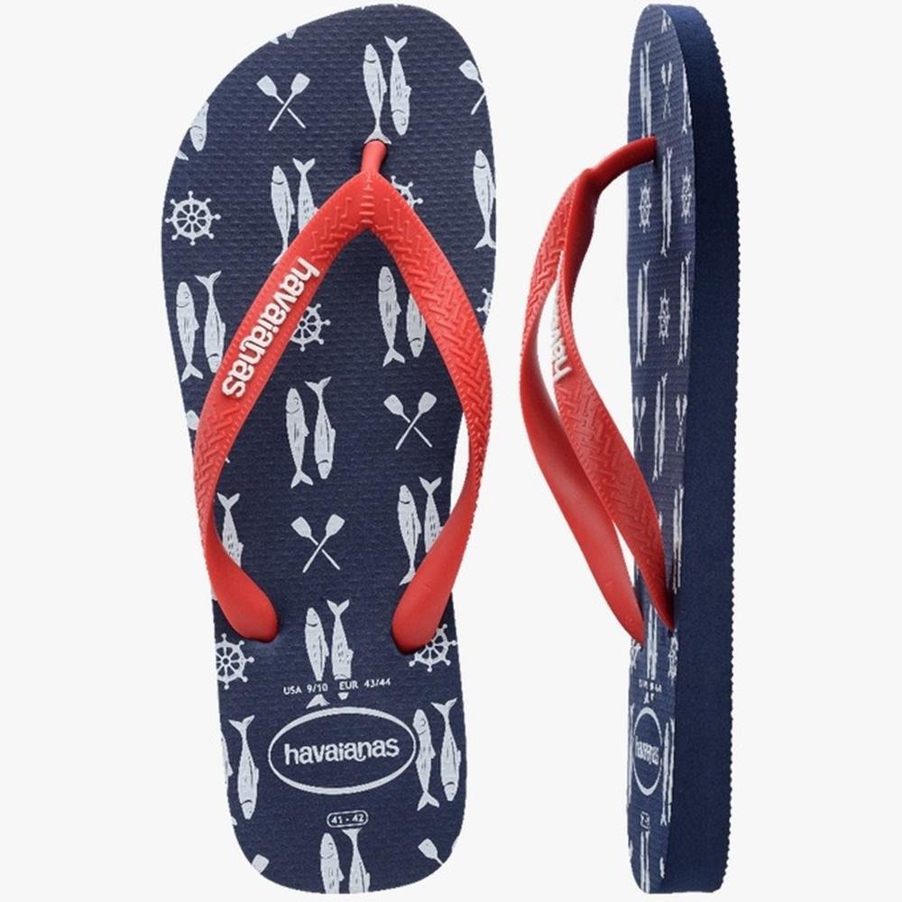 Chinelo Havaianas Top Nautical Masculino Azul