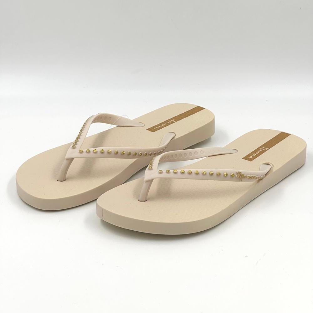 Chinelo Ipanema Essence Tira Fina Feminino Bege