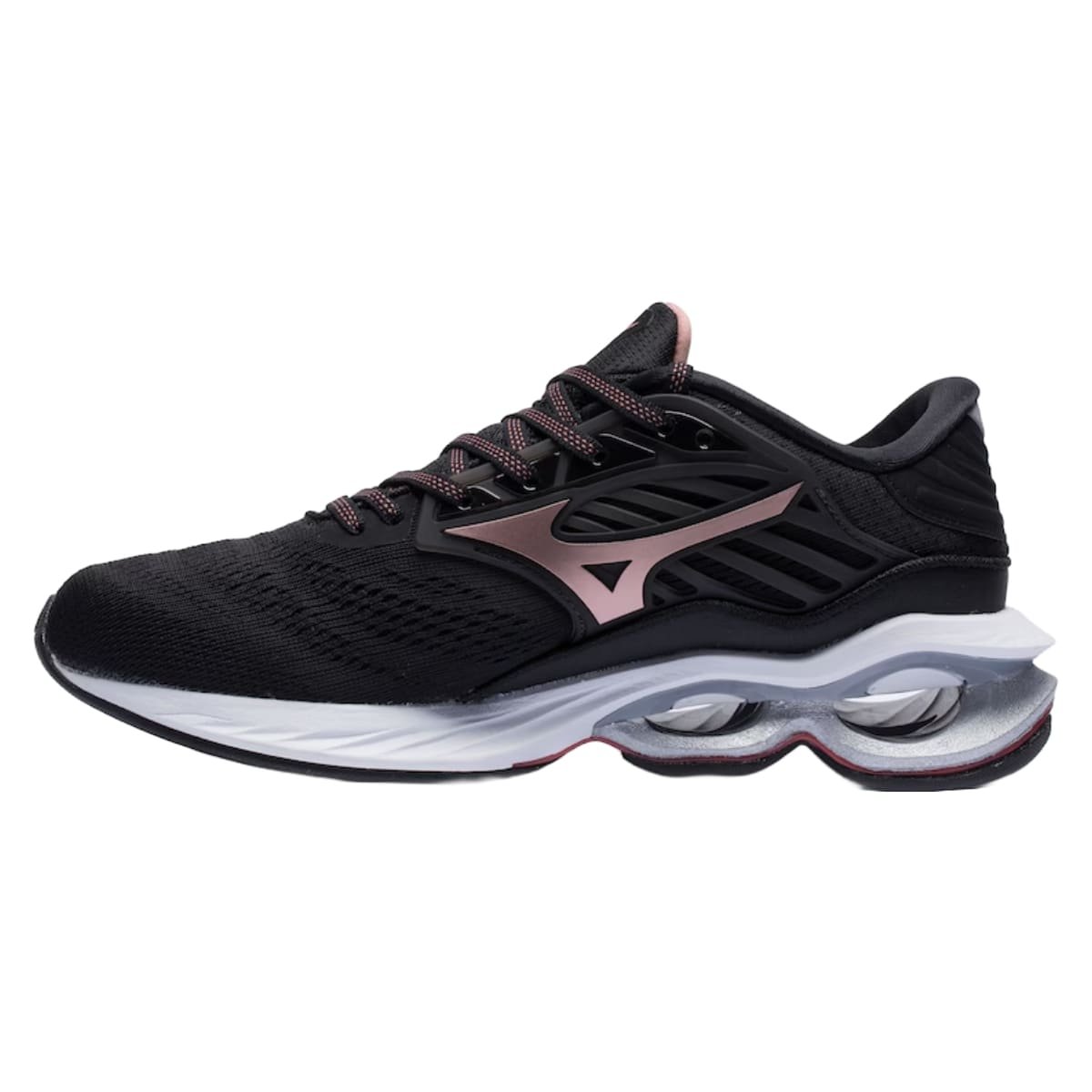 Tênis Mizuno Wave Creation 23 Feminino Preto Preto