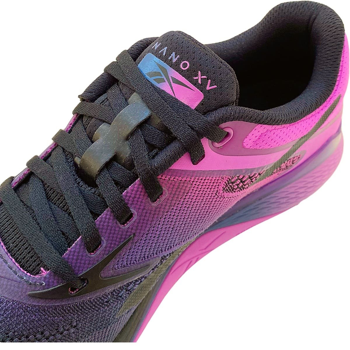 Tênis Reebok Nano X5 Feminino Preto e Roxo Roxo