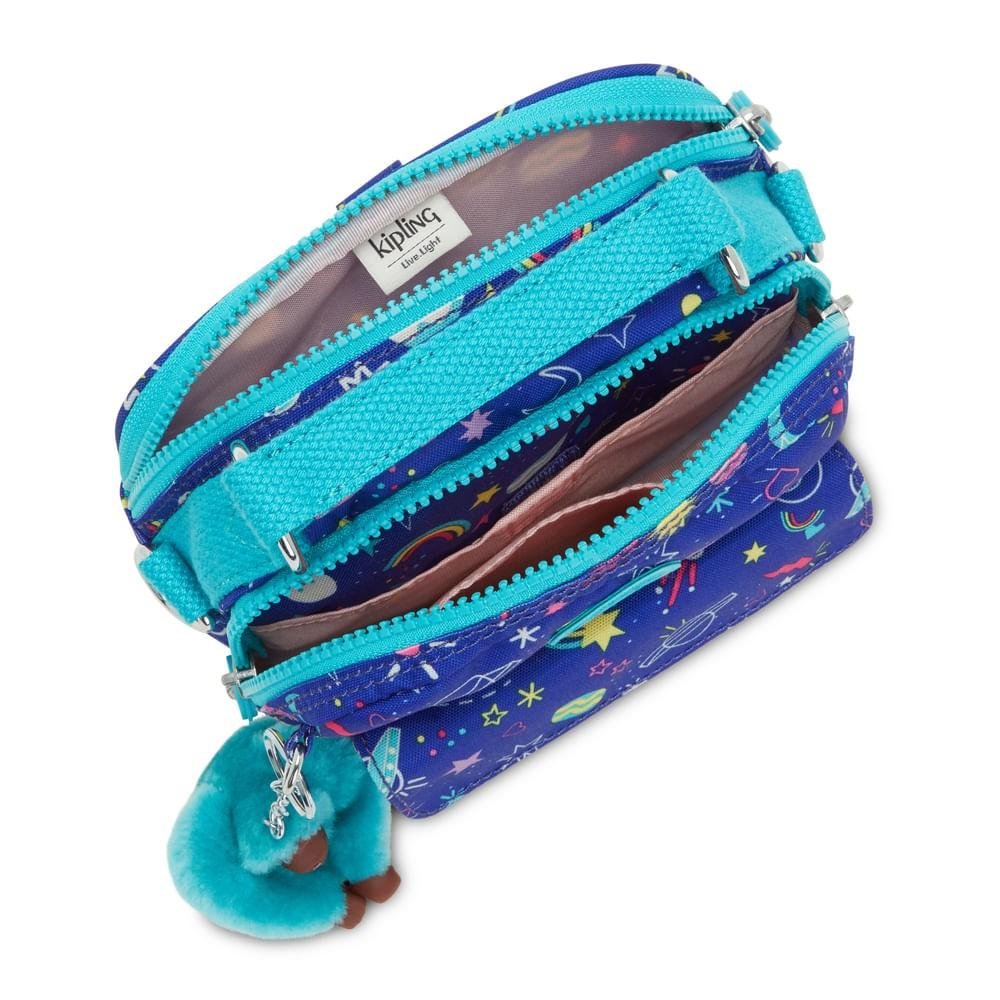 Bolsa Kipling Puck Galaxy Gimmicks Azul