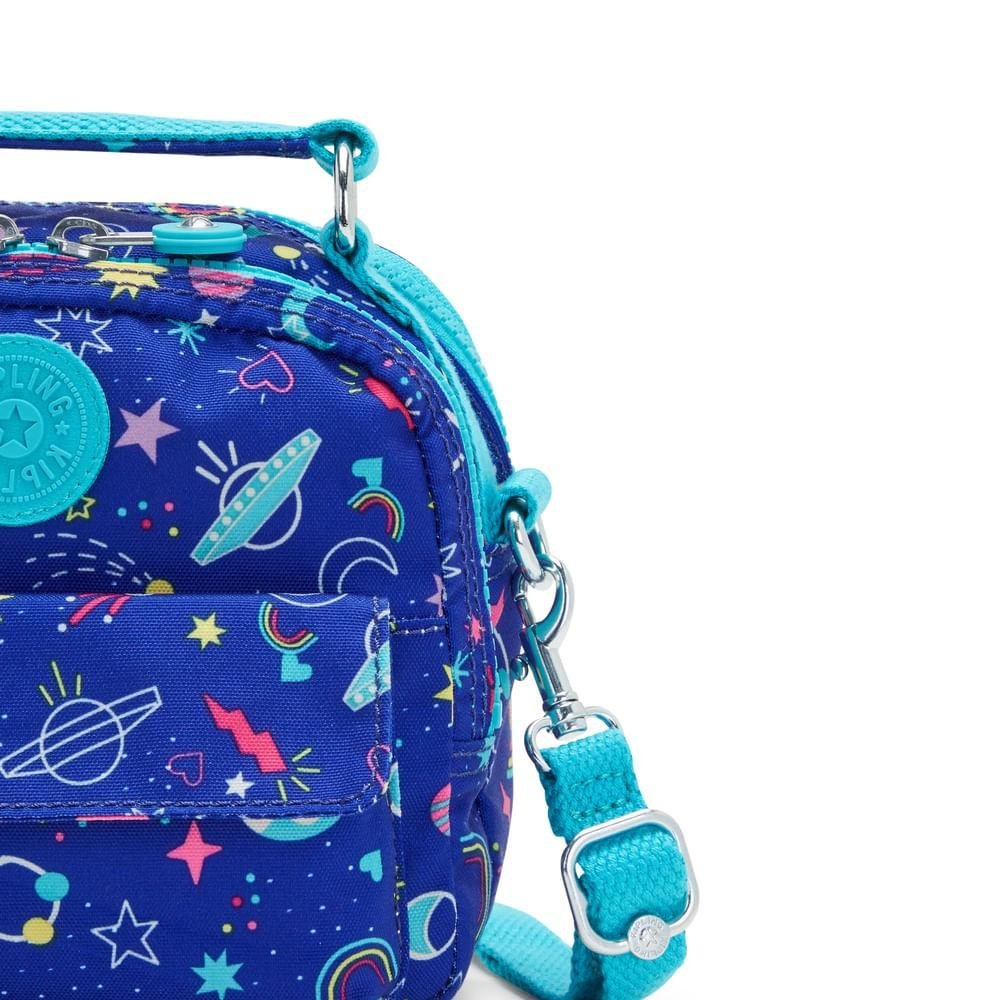 Bolsa Kipling Puck Galaxy Gimmicks Azul