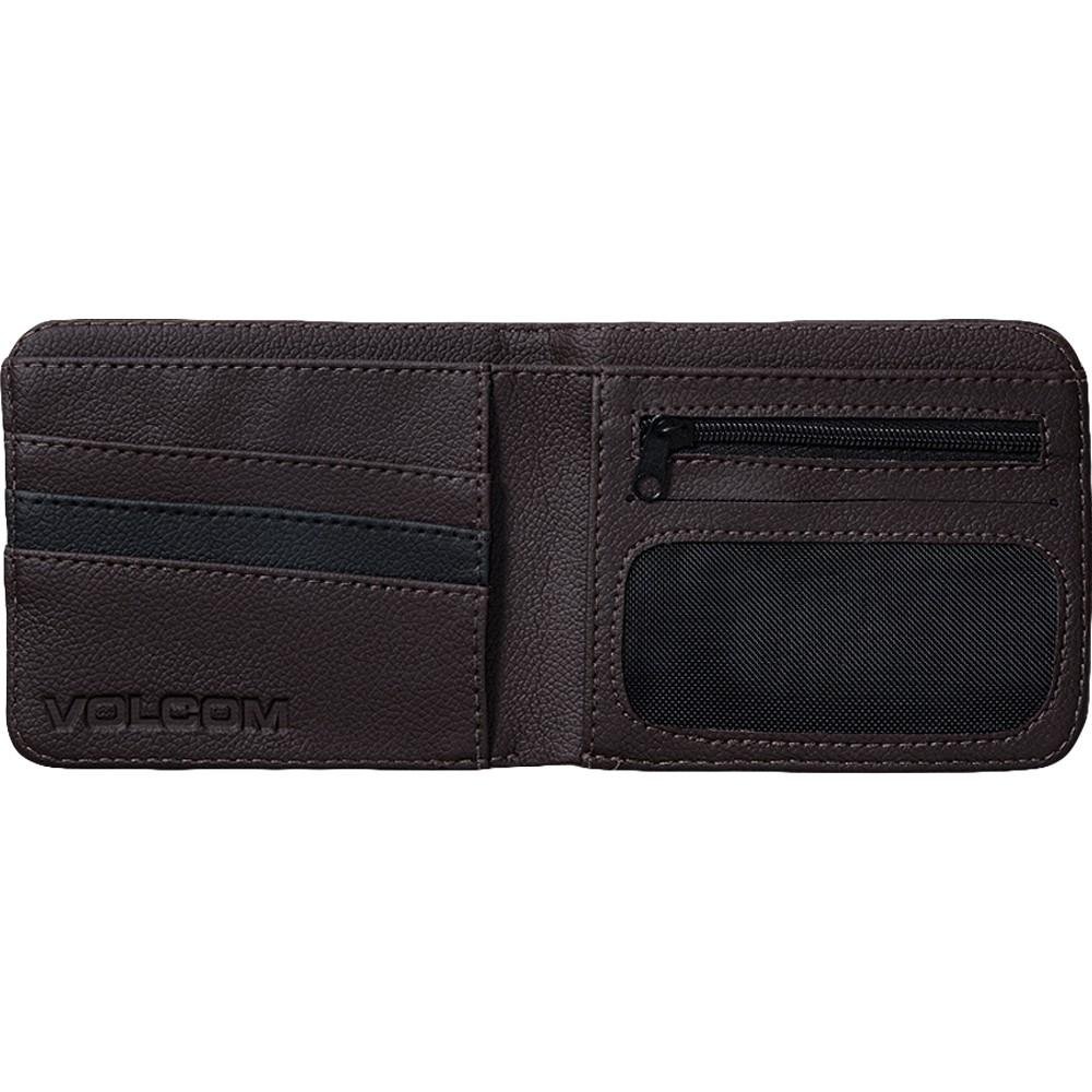 Carteira Volcom Metal Stone WT23 Marrom Escuto Marrom