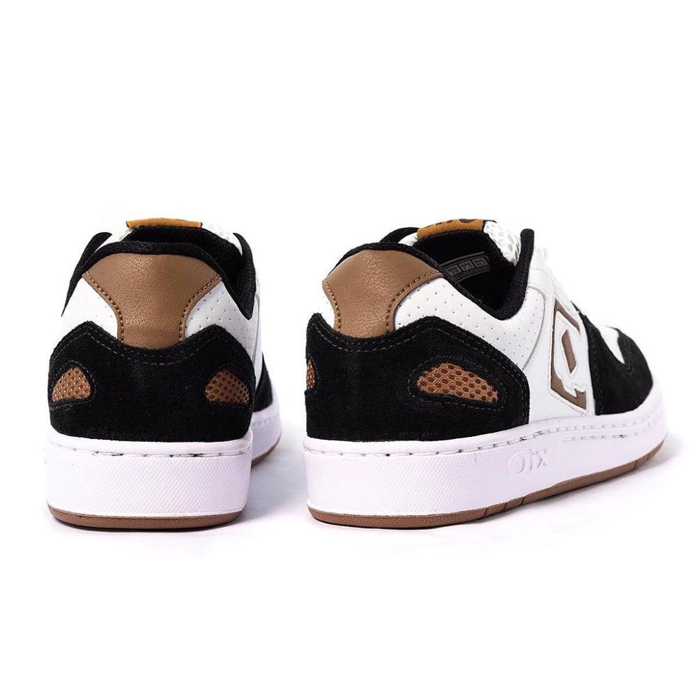 Tênis Qix Full Masculino Branco/Marrom Multicores