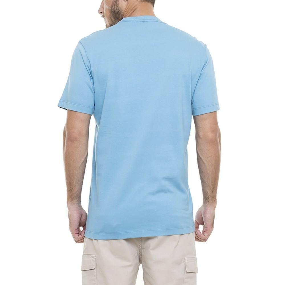 Camiseta Quiksilver Transfer Masculina Azul Azul
